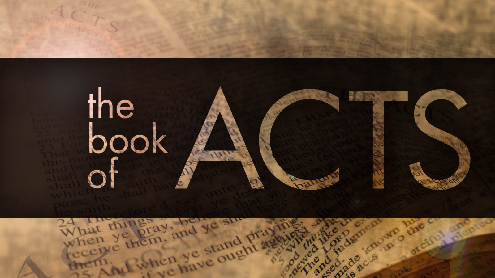 The Book of Acts | St. John's Church